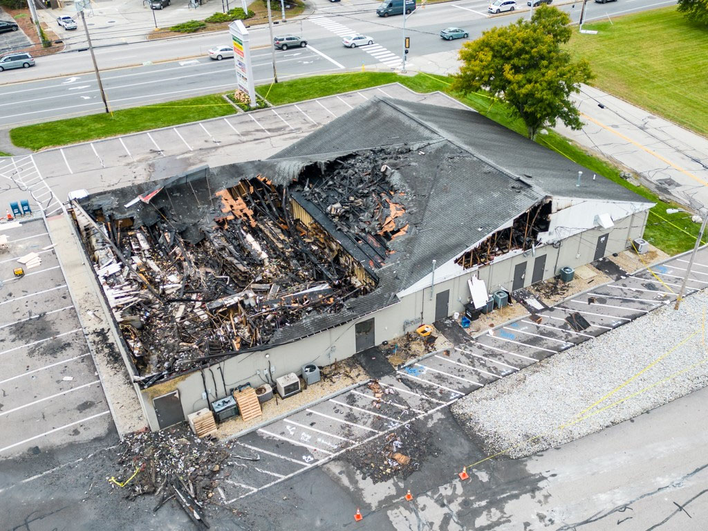 Traffic gridlock, fast-moving flames, burning power lines challenge ...